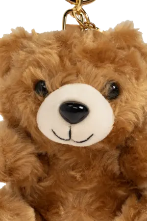 Moschino Keyring With A Teddy Bear-shaped Pendant