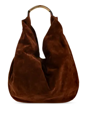 Moschino Suede Bag `handle Me