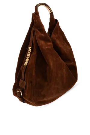 Moschino Suede Bag `handle Me
