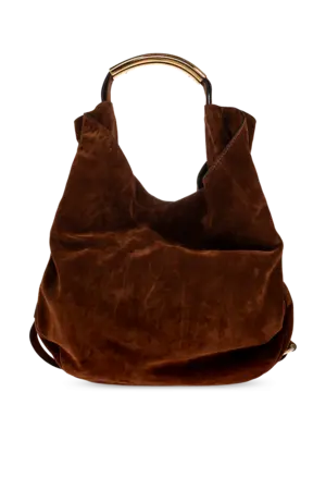 Moschino Suede Bag `handle Me