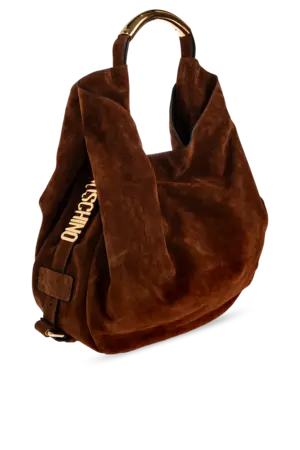 Moschino Suede Bag `handle Me