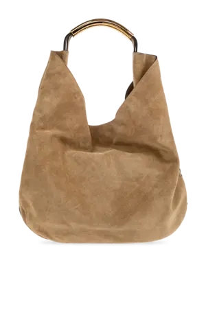 Moschino Suede Bag `handle Me