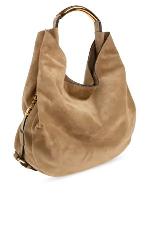 Moschino Suede Bag `handle Me