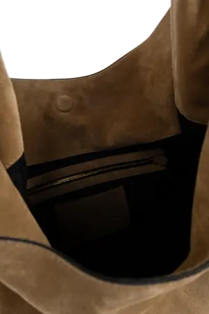 Moschino Suede Bag `handle Me
