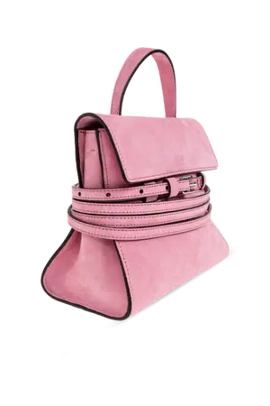 Moschino Suede Bag "tie Me