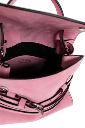 Moschino Suede Bag "tie Me