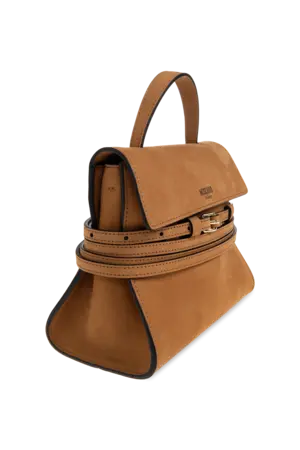 Moschino Suede Bag `tie Me