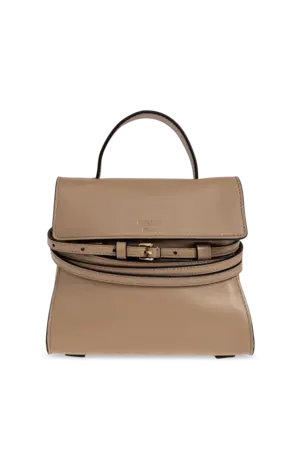 Moschino Leather Bag "tie Me - Beige