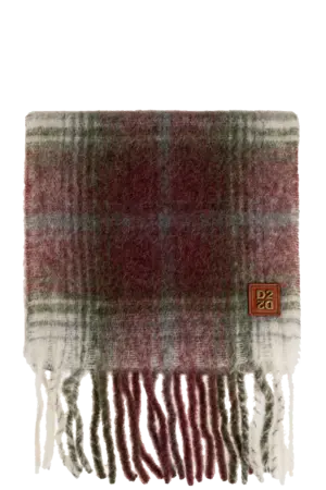 Dsquared2 Checked Pattern Scarf