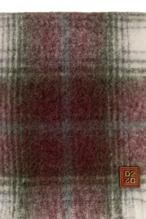 Dsquared2 Checked Pattern Scarf