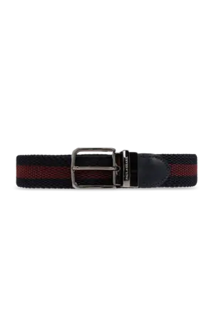 Paul & Shark Belt With Logo - Navy Blue