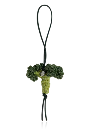 JW Anderson Broccoli Bag Charm - Green