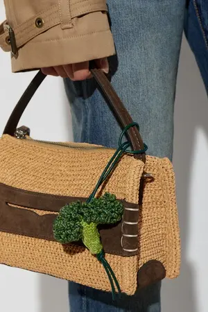 JW Anderson Broccoli Bag Charm - Green