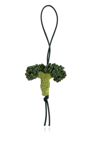JW Anderson Broccoli Bag Charm - Green
