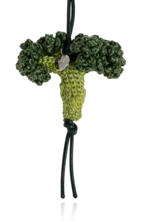 JW Anderson Broccoli Bag Charm - Green