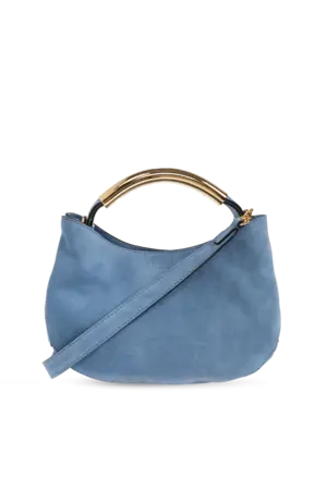 Moschino Suede Bag - Blue