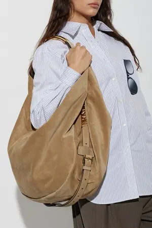 Moschino Suede Bag "handle Me