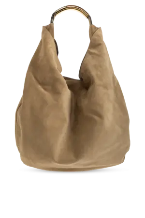 Moschino Suede Bag "handle Me