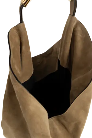 Moschino Suede Bag "handle Me