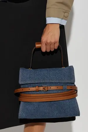 Moschino Tie Me' Denim Bag
