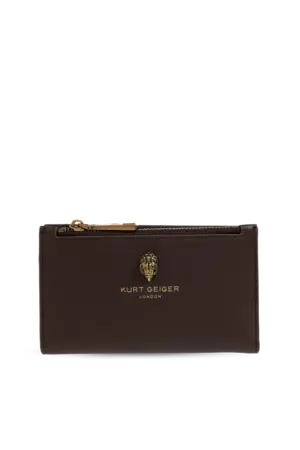 Kurt Geiger Leather Folding Wallet - Brown