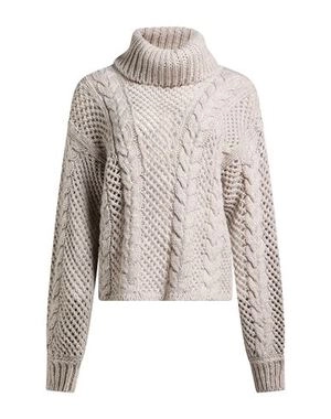 SOALLURE Turtleneck Size Acrylic, Polyester, Wool - Grey
