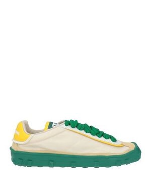 Dolce & Gabbana Sneakers Ivory Size Polyamide, Calfskin, Acrylic, Elastane - White