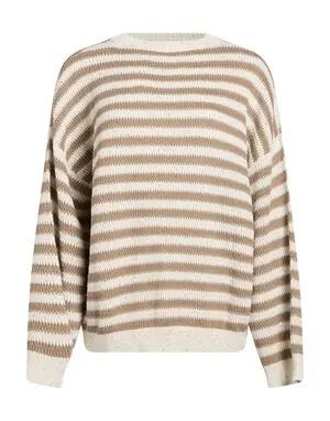 Brunello Cucinelli Cotton & Polyester Open-knit Sweater