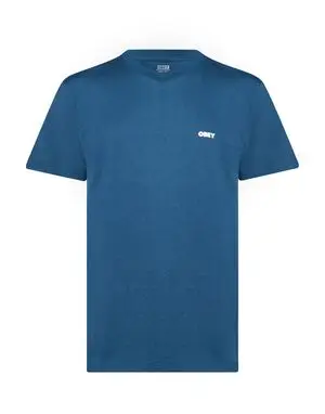 Obey T-shirt Size Cotton - Blue