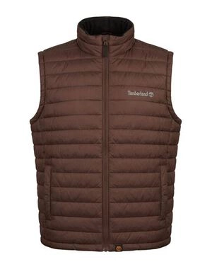 Timberland Quilted Nylon Vest - Brown