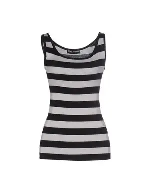 Dolce & Gabbana Striped Silk Top