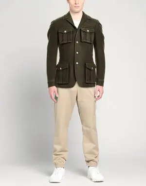 L.B.M. 1911 Military Virgin Wool And Nylon Jacket