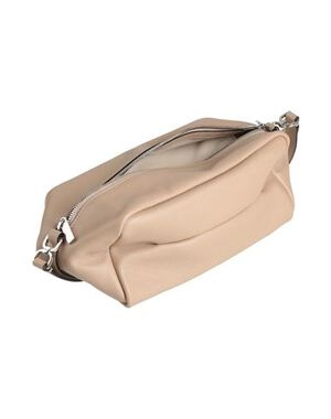 VALEXTRA Pebbled Leather Camera Bag - Beige