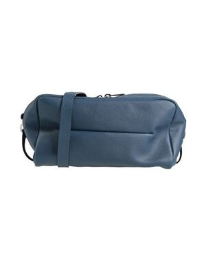 VALEXTRA Valextra Grey Pebbled Leather Camera Bag Navy