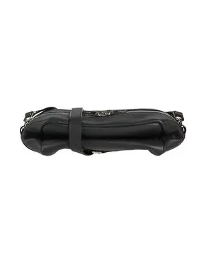VALEXTRA Crossbody Bag In Pebbled Calfskin - Black