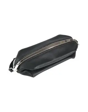 VALEXTRA Crossbody Bag In Pebbled Calfskin - Black