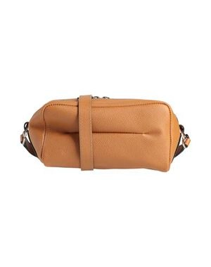 VALEXTRA Crossbody Bag In Pebbled Calfskin - Brown