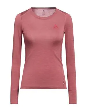 ODLO Merino Wool Long Sleeve Base Layer - Pink