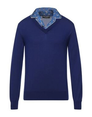 Dolce & Gabbana Sweater Size Cashmere, Silk - Blue