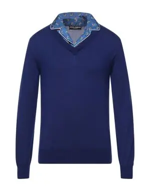 Dolce & Gabbana Cashmere And Silk Blend Sweater With Lapel Collar