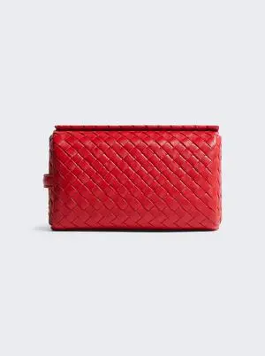 Bottega Veneta Small Cubo Pouch - Red
