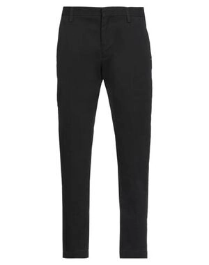 ENTRE AMIS Man Pants Sage Green Size 28 Cotton, Elastane Black