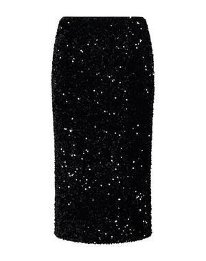VICOLO Midi Skirt Size Polyester, Elastane - Black