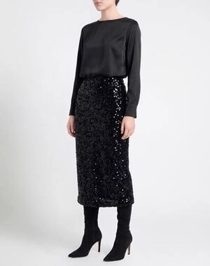 VICOLO Midi Skirt Size Polyester, Elastane