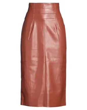 MANILA GRACE Midi Skirt Size Polyurethane, Polyester