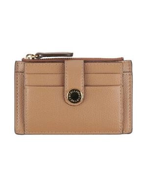 Stella McCartney Cardholder Camel Textile Fibers