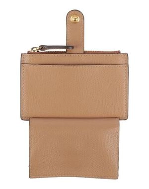 Stella McCartney Cardholder Camel Textile Fibers