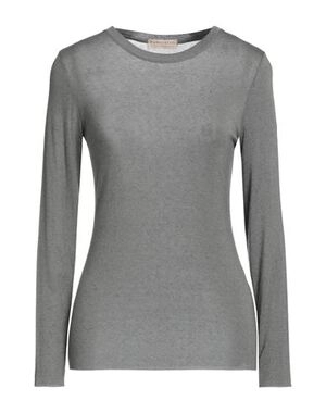 PUROTATTO T-shirt Size Modal, Cashmere, Elastane - Grey
