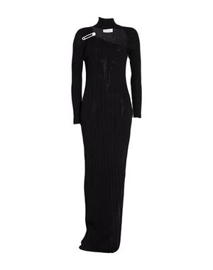 Giuseppe Di Morabito Maxi Dress Size Merino Wool, Acrylic, Polyamide - Black