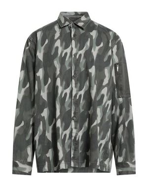 Armani Exchange Shirt Size Cotton, Elastane - Green